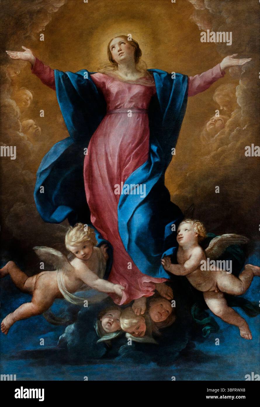 The Assumption of the Virgin 1637 Guido Reni 1575-1642 Italy Italian ...