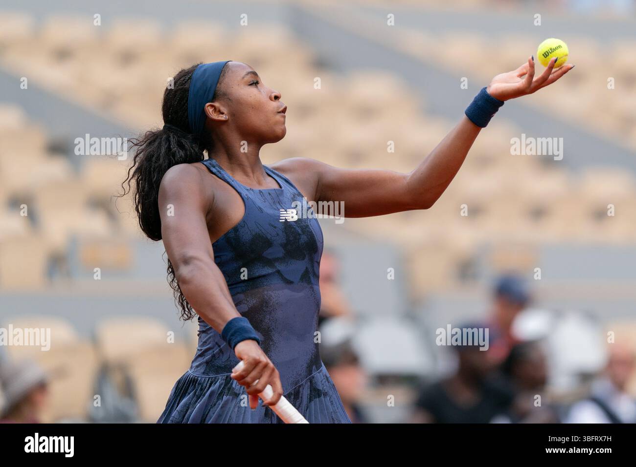 PARIS, FRANCE - JUNE 2: Coco Gauff of United States of America during ...