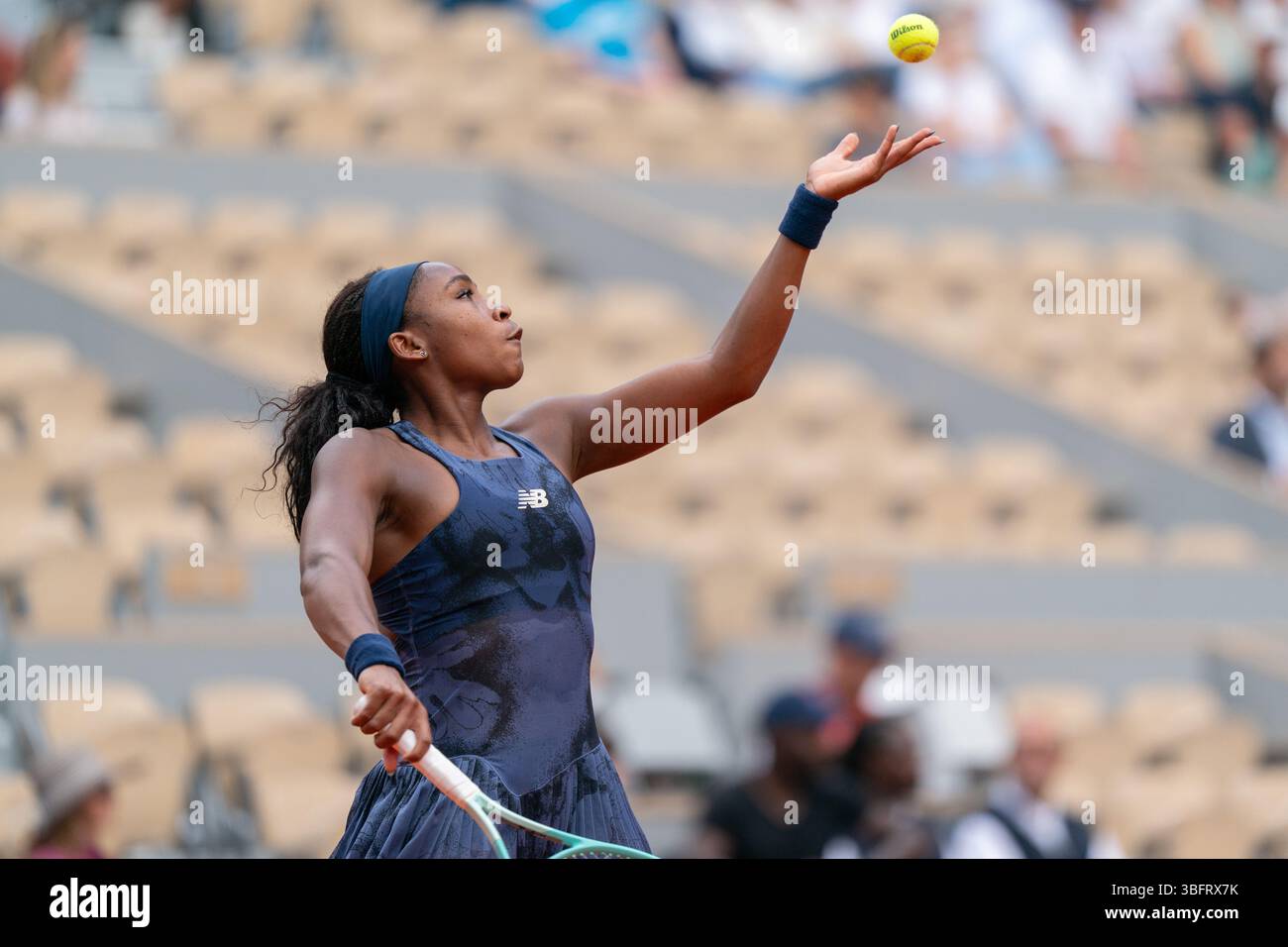 PARIS, FRANCE - JUNE 2: Coco Gauff of United States of America during ...