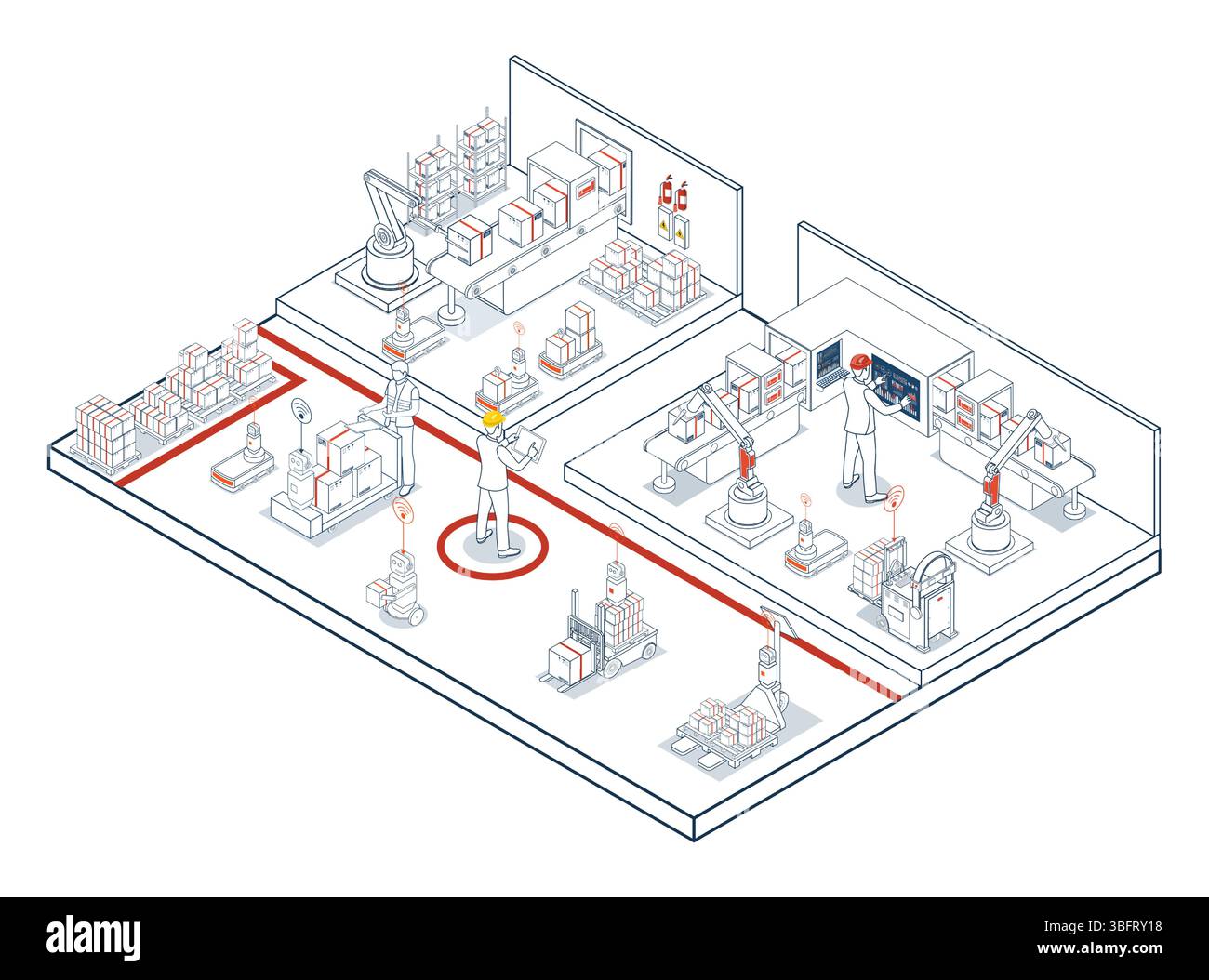 Automated Warehouse and Transport Operations using AGVs (Automated ...