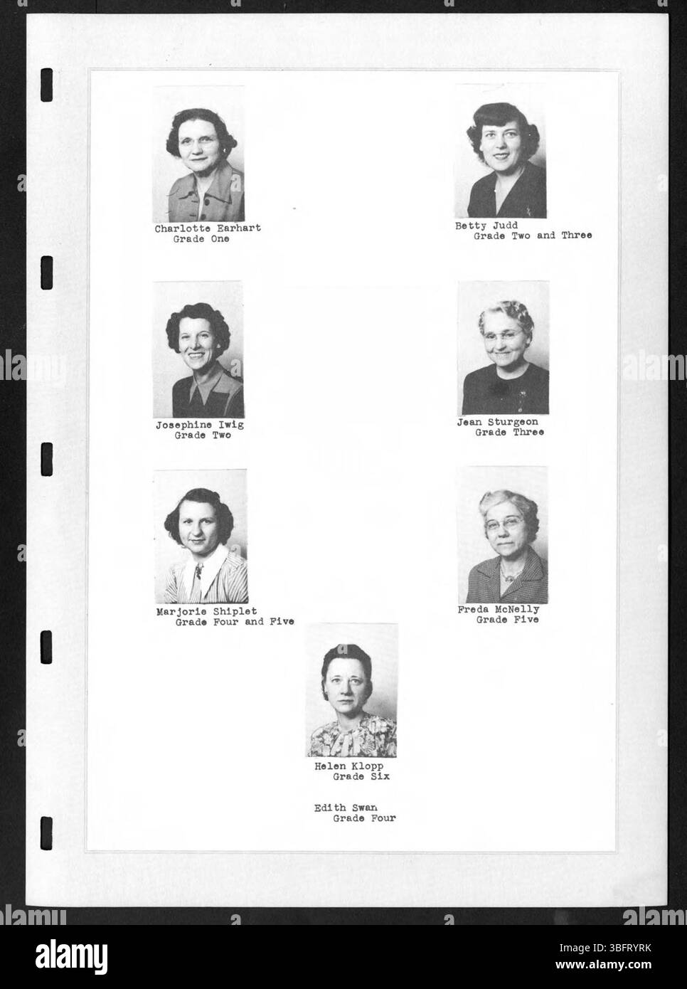 The 1952 *Trenton High School Yearbook* includes student photos ...