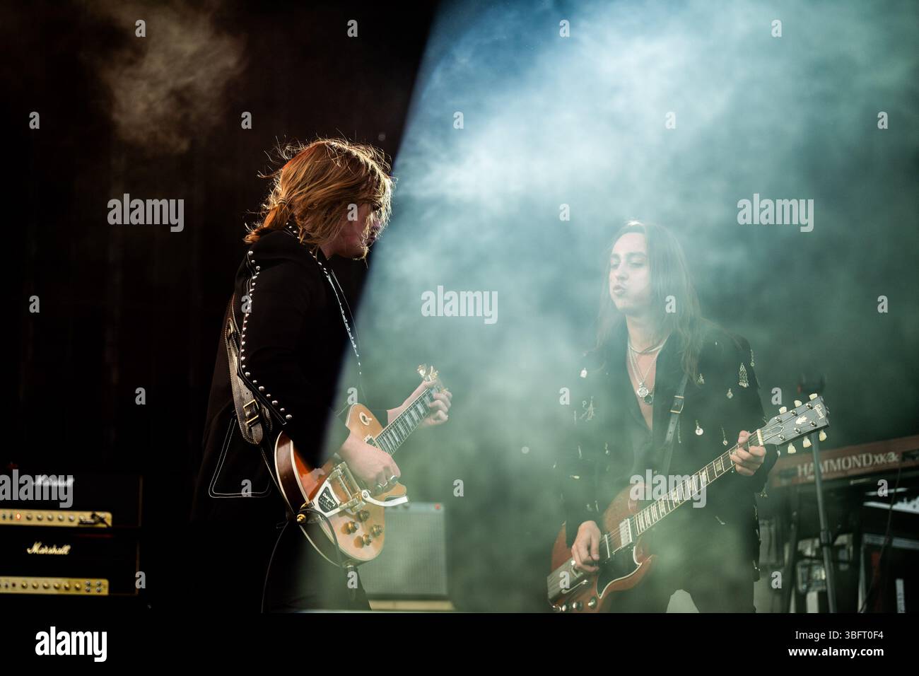 Napa, United States. 25th May, 2025. Chris Turpin and Jake Kiszka of ...
