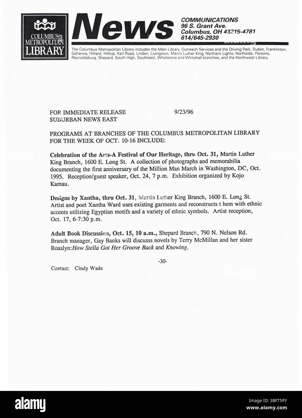 Columbus metropolitan library Cut Out Stock Images & Pictures - Alamy