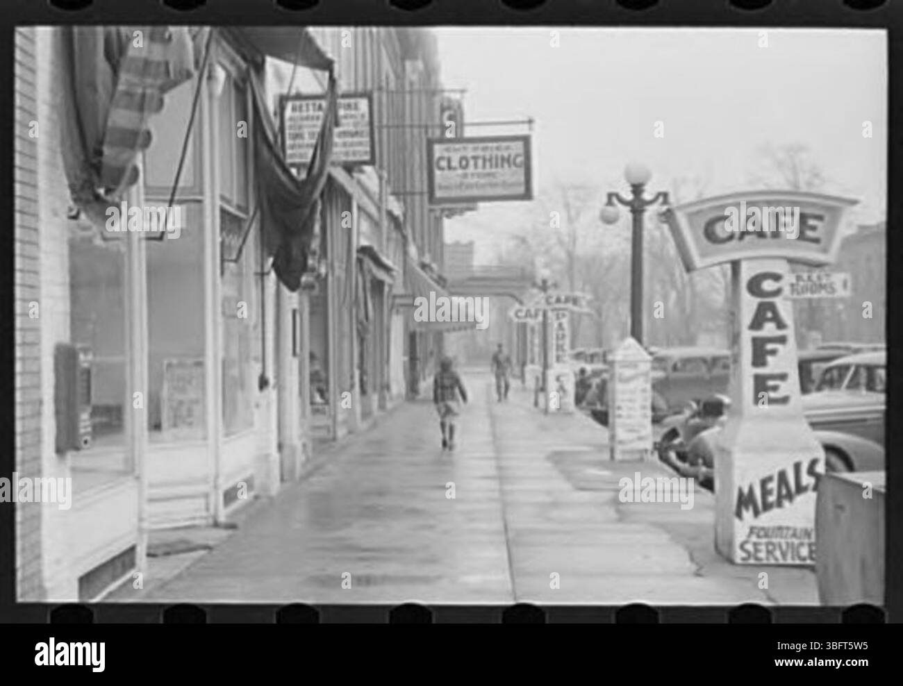 Small american towns Black and White Stock Photos & Images - Alamy