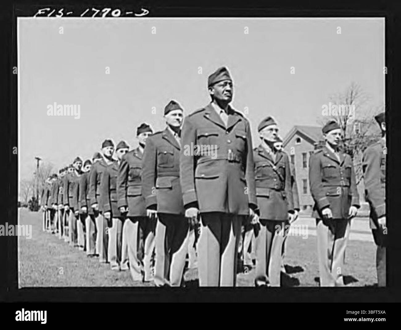 Multiple students of the U.S. Army chaplain school are shown in dress ...