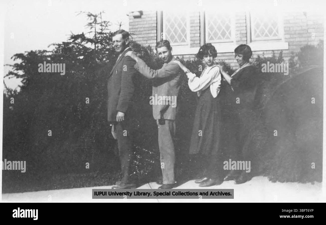 The photo shows the Wheeler family: Walter Howard Wheeler, his son ...