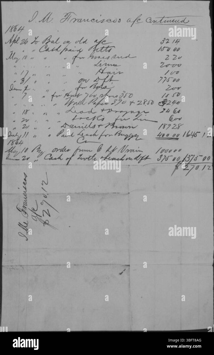 Historical banking document Black and White Stock Photos & Images - Alamy