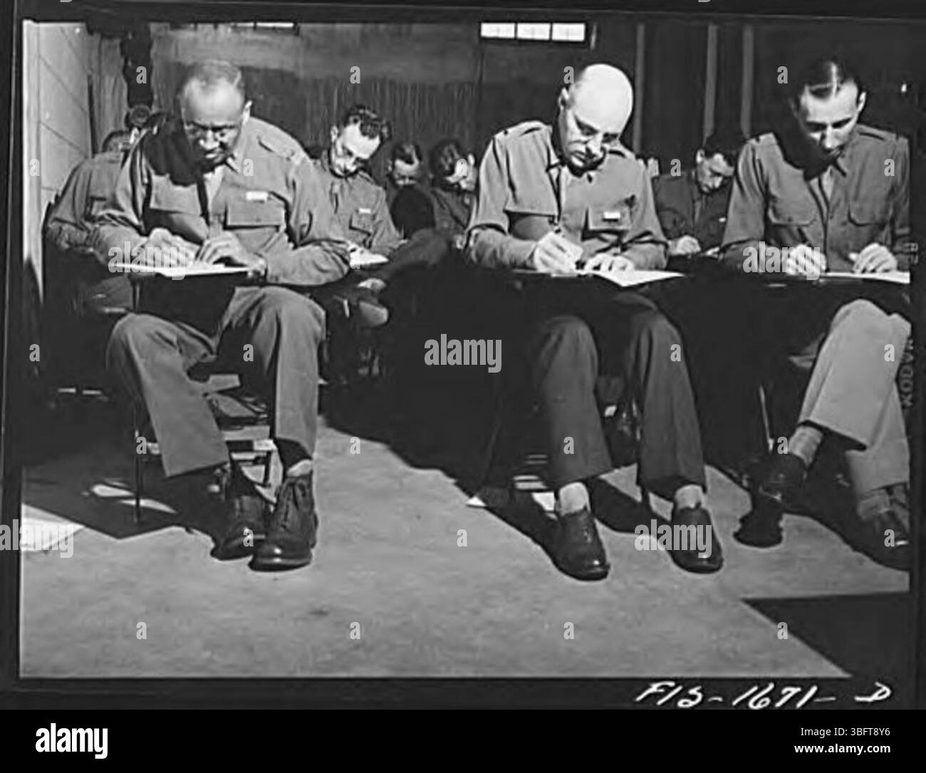 A chaplain school examination on graves registration at Fort Benjamin ...