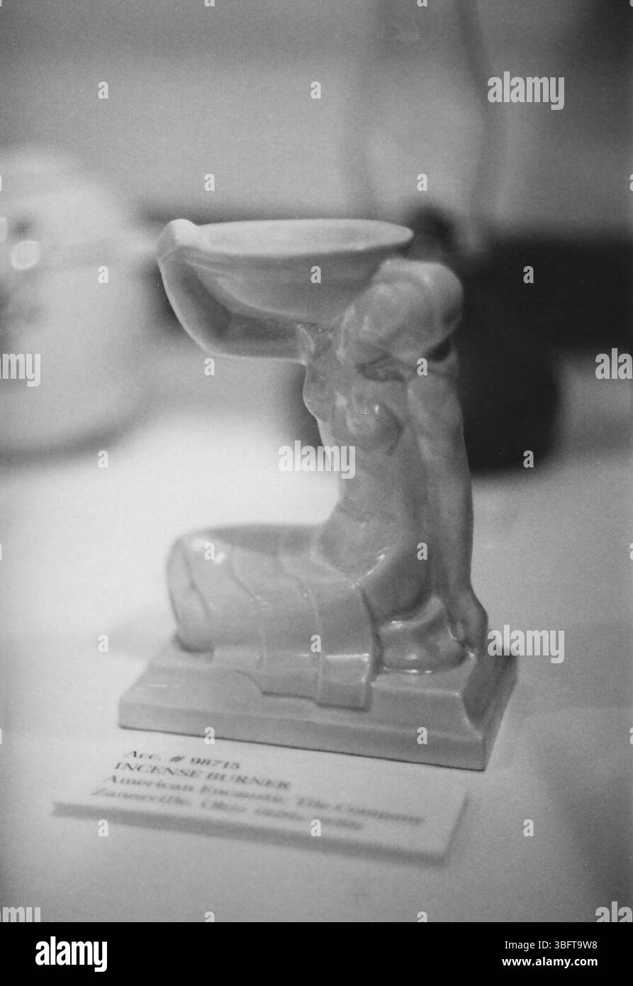 This Zanesville Pottery incense burner, crafted by Marlo Bartels in ...