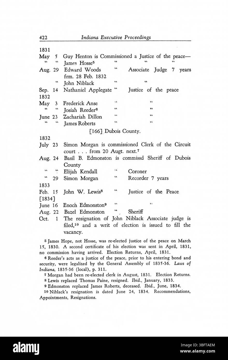 The 1816-1836 Executive Proceedings of the State of Indiana, reprinted ...