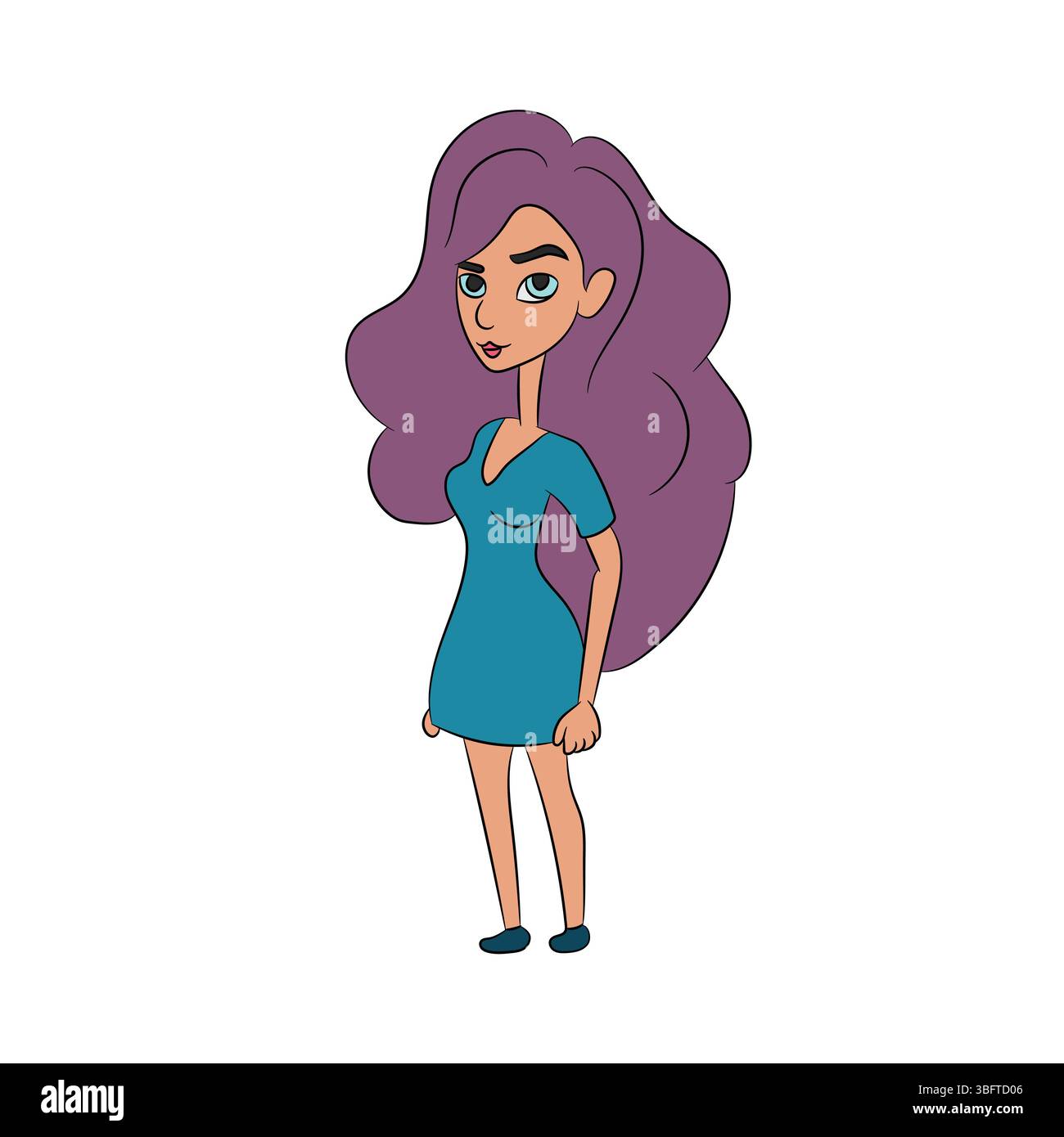 Flat woman face skin Stock Vector Images - Alamy