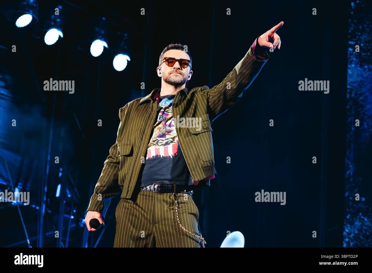 Milan, Justin Timberlake performs in concert during the I-Days Milano ...