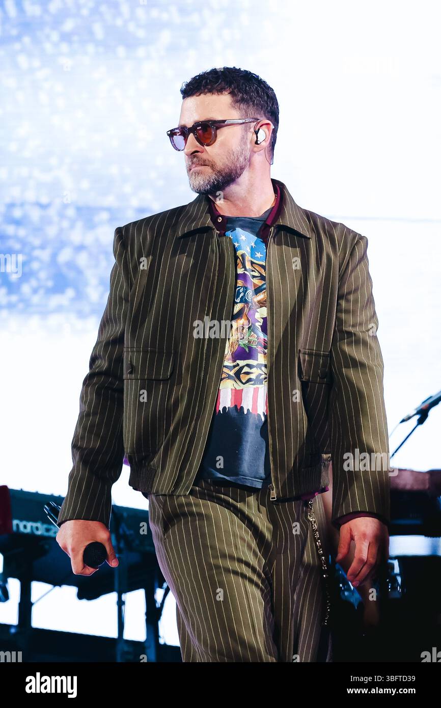 Milan, Justin Timberlake performs in concert during the I-Days Milano ...