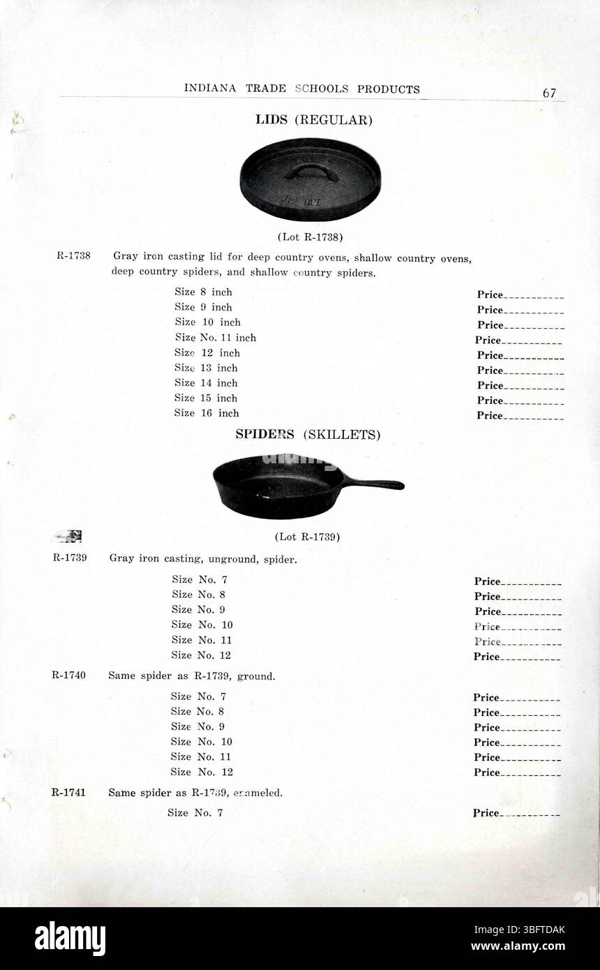 This 1926 catalog showcases products made by the Indiana trade school ...