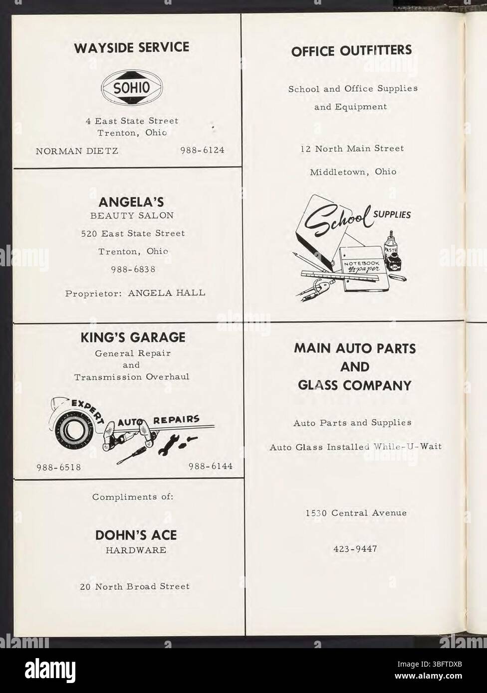 The 1962 Trenton High School yearbook, 'The Trojan,' presents a visual ...