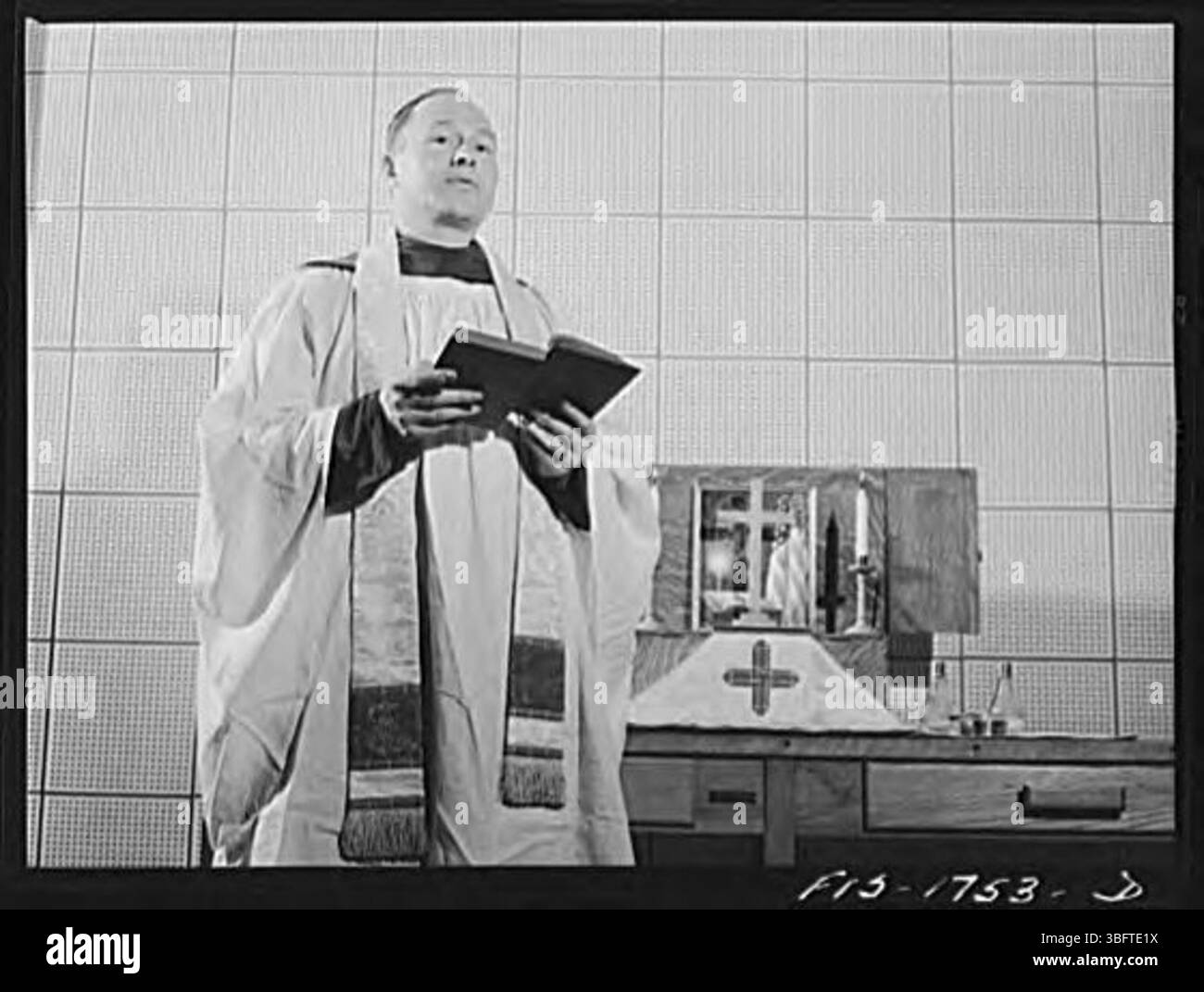 Chaplain P. S. Hall, an Episcopalian from Upper Darby, Pennsylvania ...