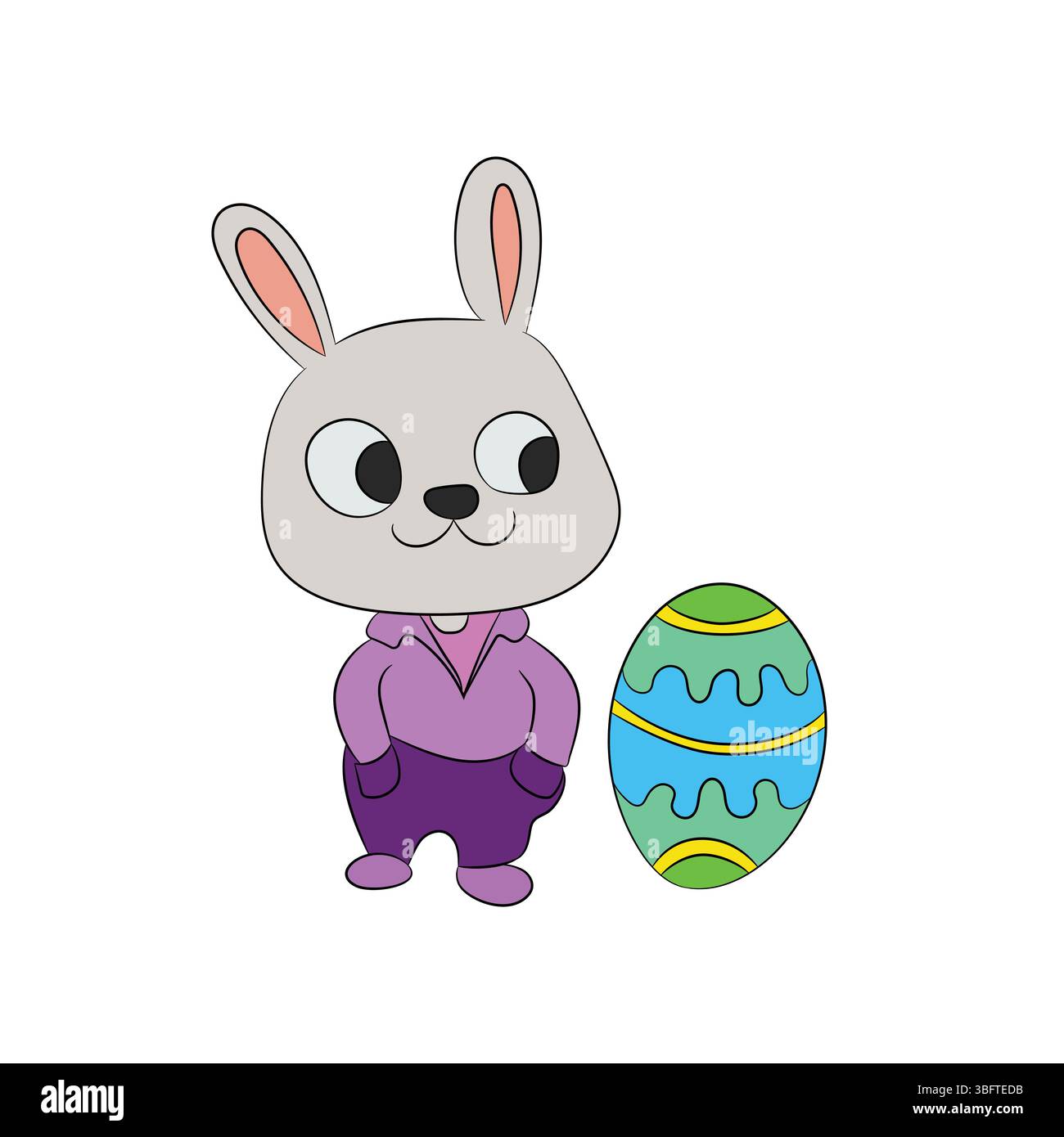 egg and rabbit Stock Vector Image & Art - Alamy
