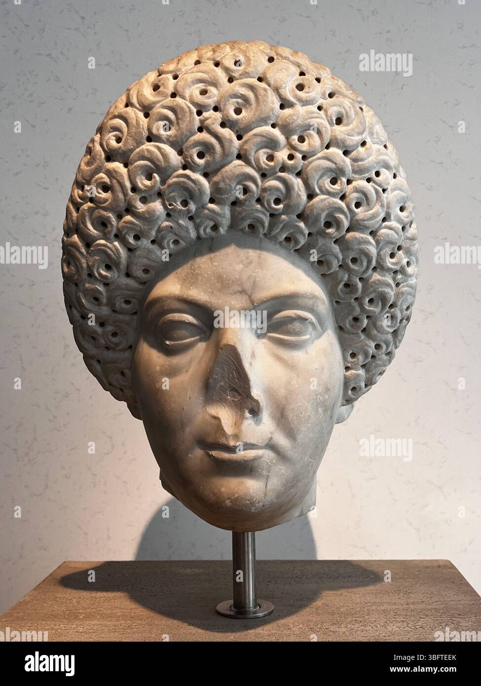 Palazzo Massimo, Rome - Bust head of Domitia Longina (c. 50–55 – c. 126 ...