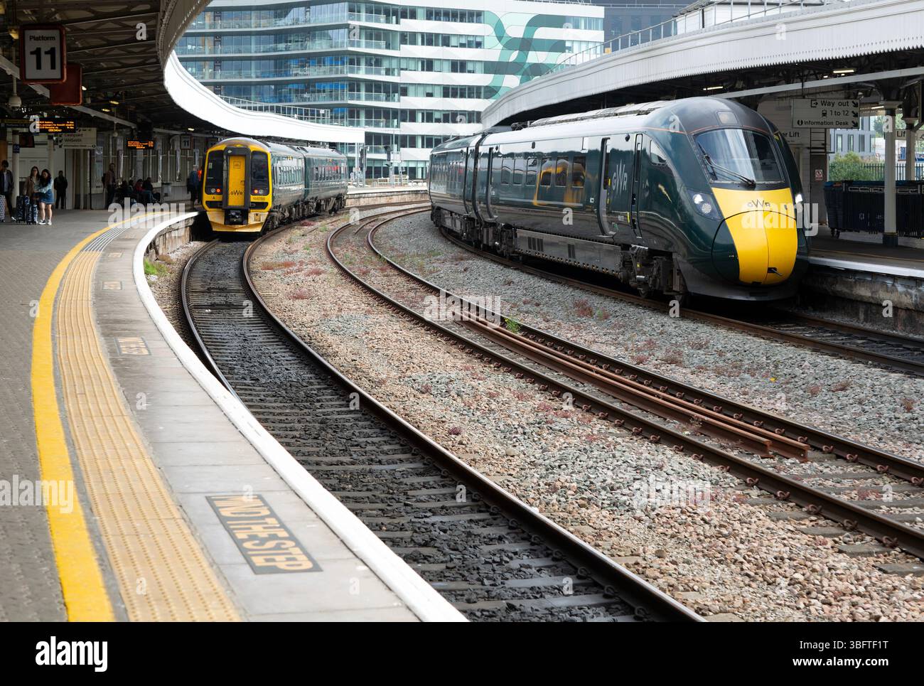 GWR British Rail Class 800 Inter City Express train and Class 158 ...