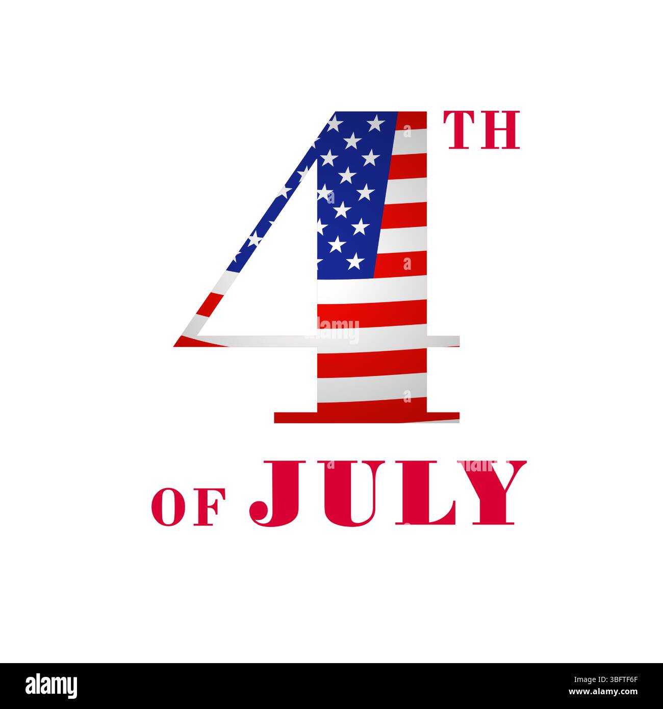 Happy 4th of july template Stock Vector Images - Alamy