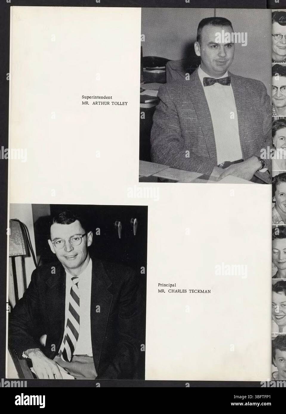 Page 10 of the 1959 Trenton High School yearbook displays the table of ...