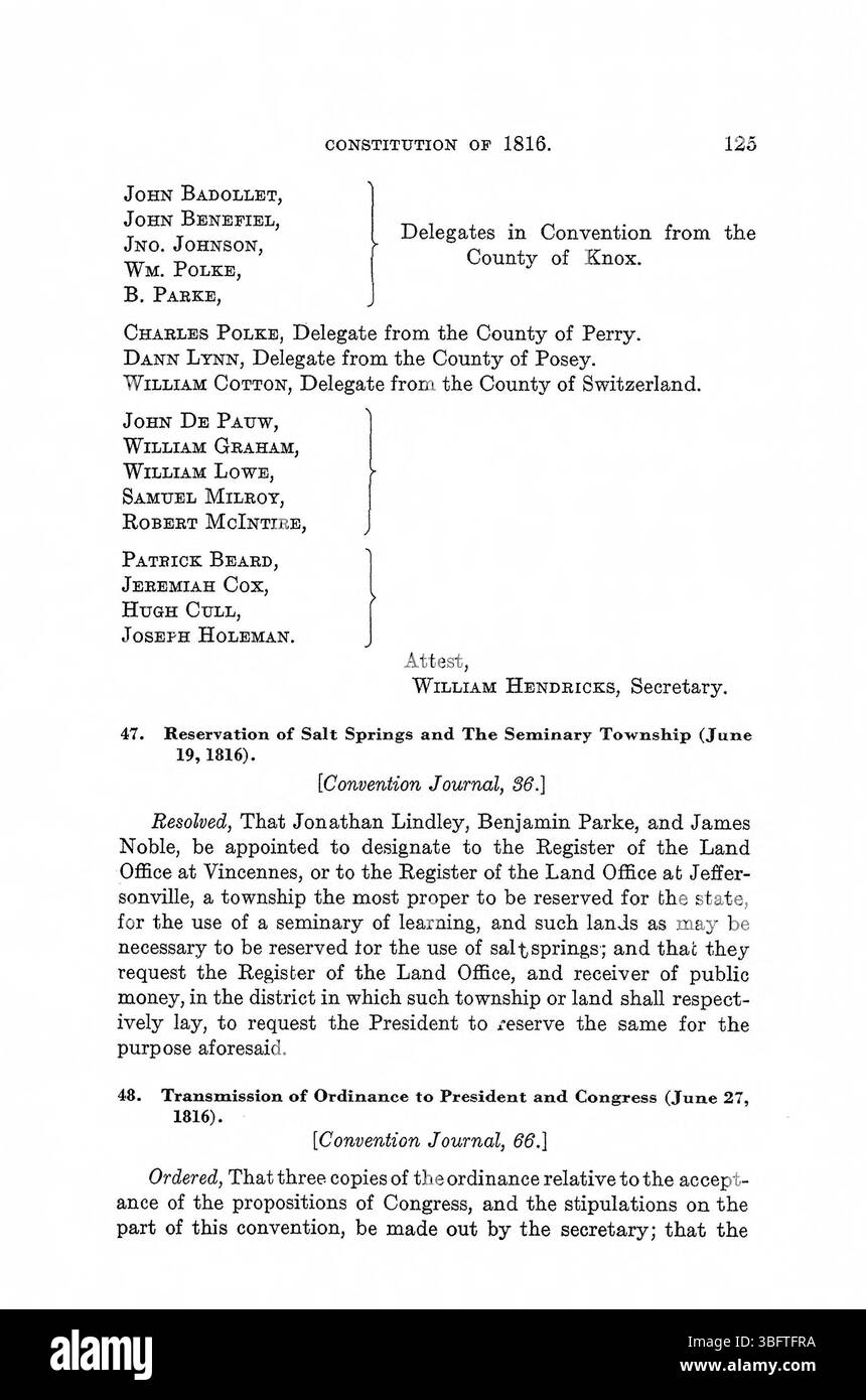 Volume 1 of Constitution Making in Indiana, published in 1971 ...