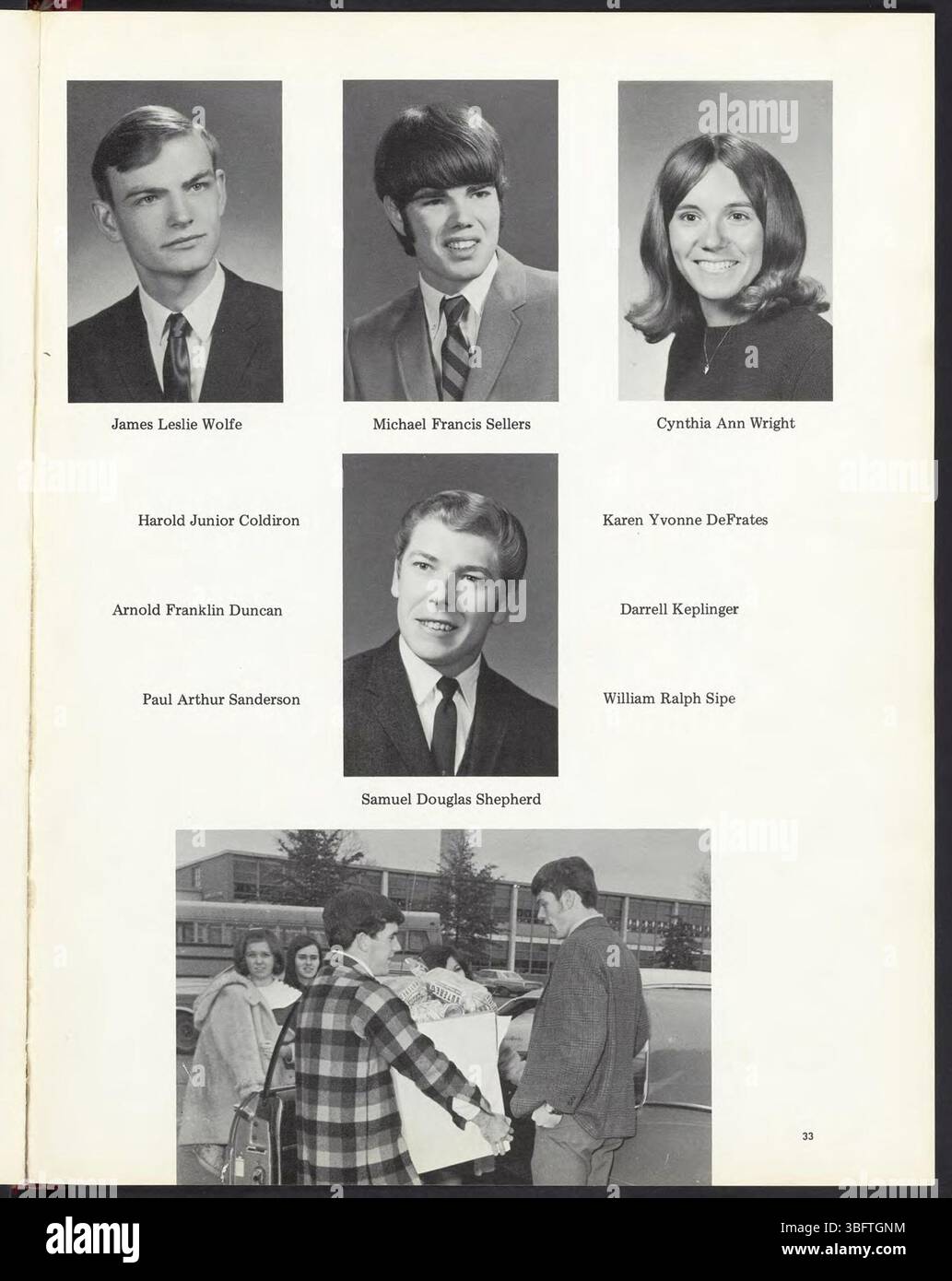 This page from *The Trojan 1970* yearbook showcases student groups ...