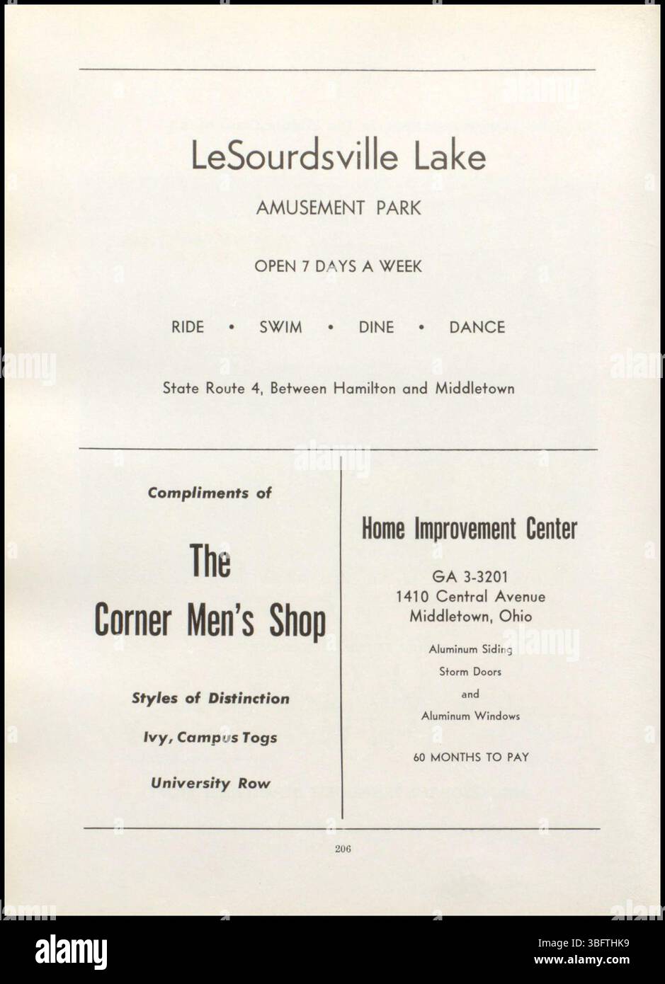 Page 210 from the 1963 Middletown High School yearbook features a ...