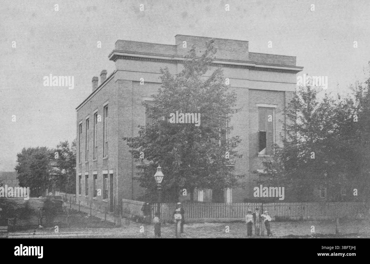 The exterior image of Wesley Chapel, built between 1845-1846 and ...