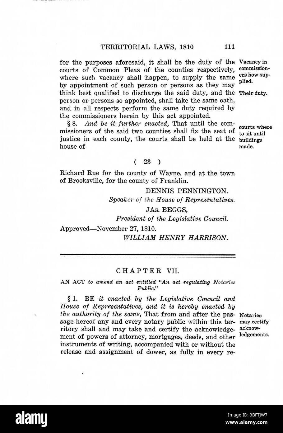 The laws of Indiana Territory from 1809-1816, including a modern ...