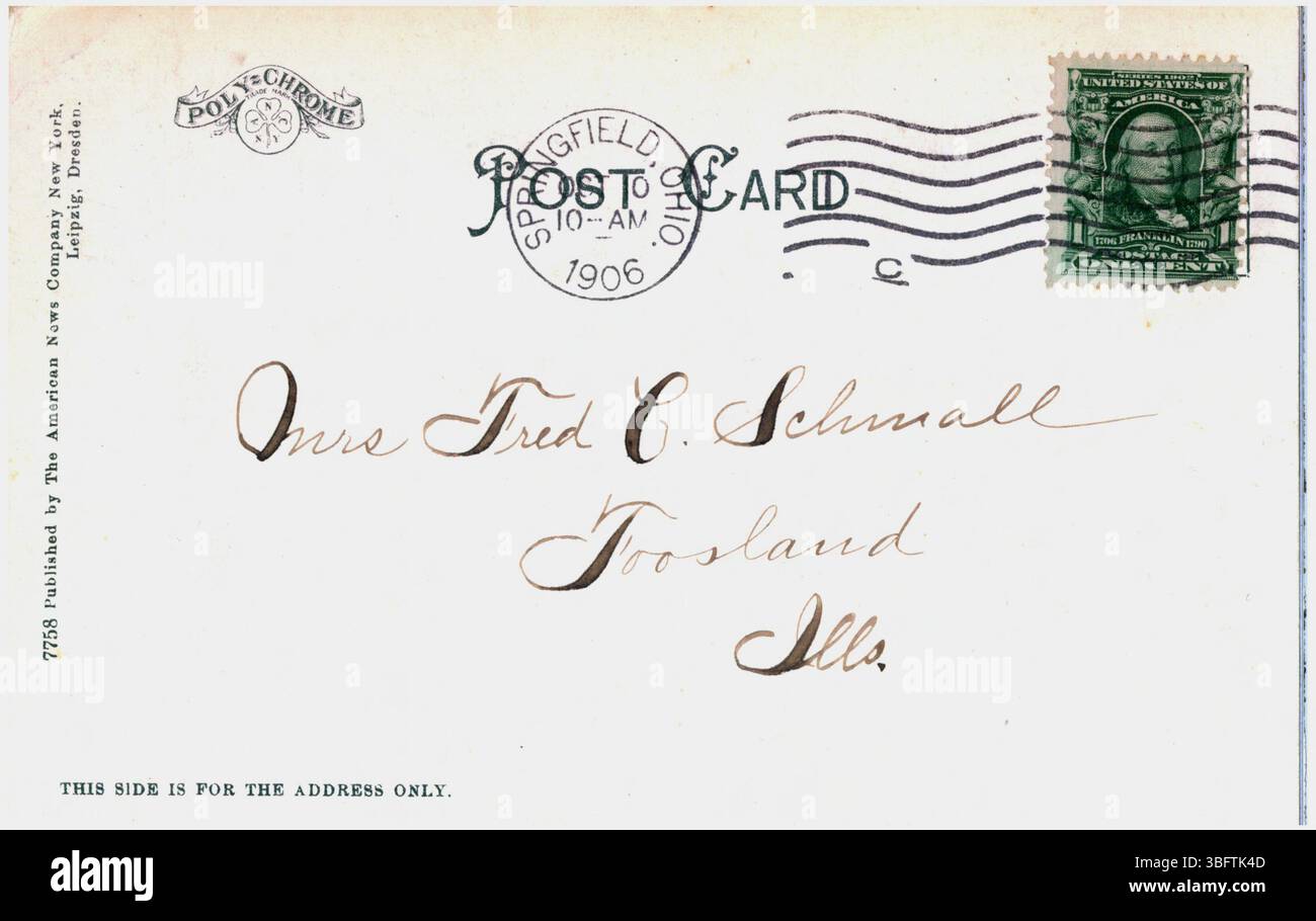 A 1906 photograph shows the Zimmerman Library at Wittenberg College in ...