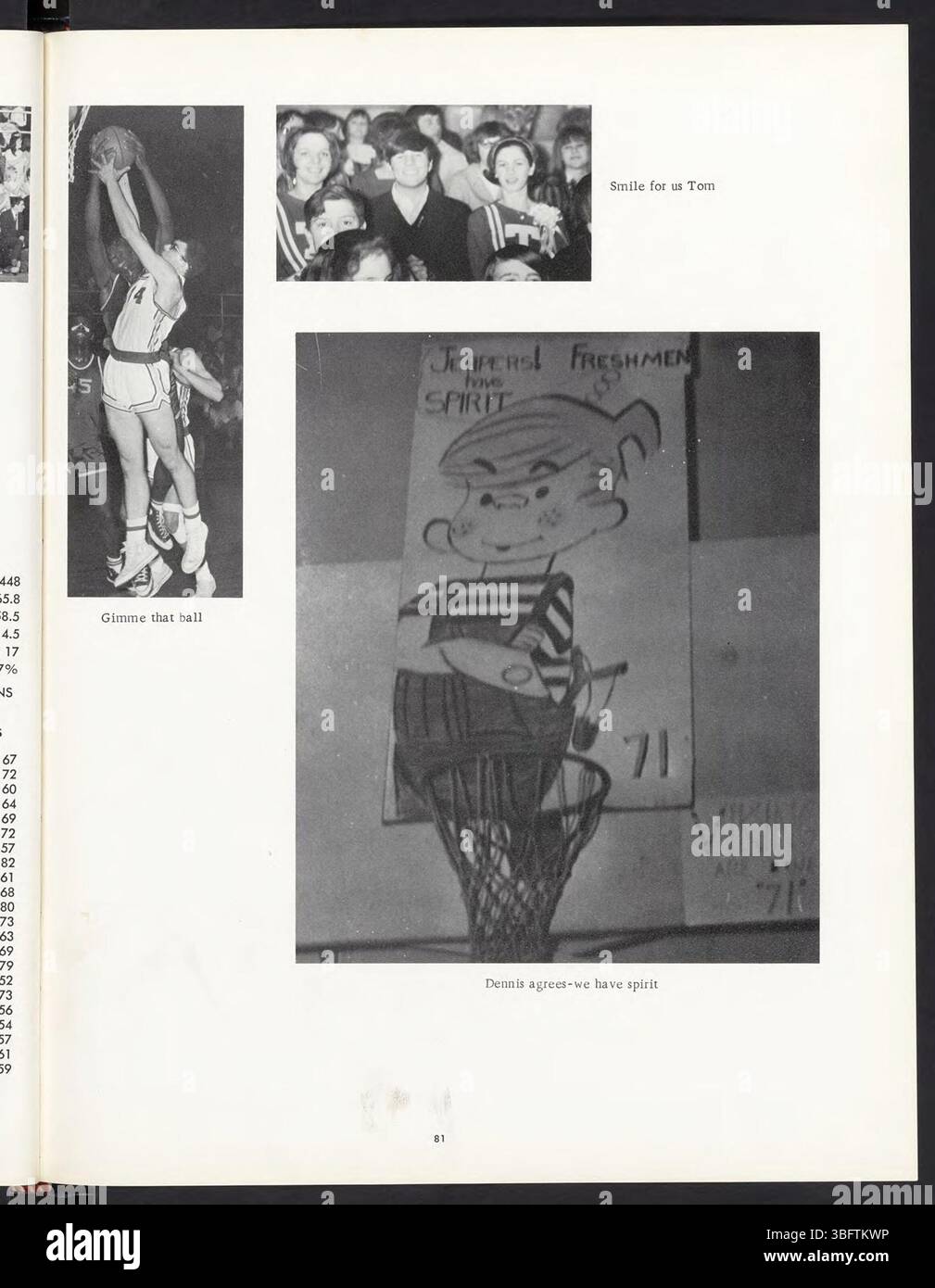 The 1968 Trenton High School yearbook documents important school events ...