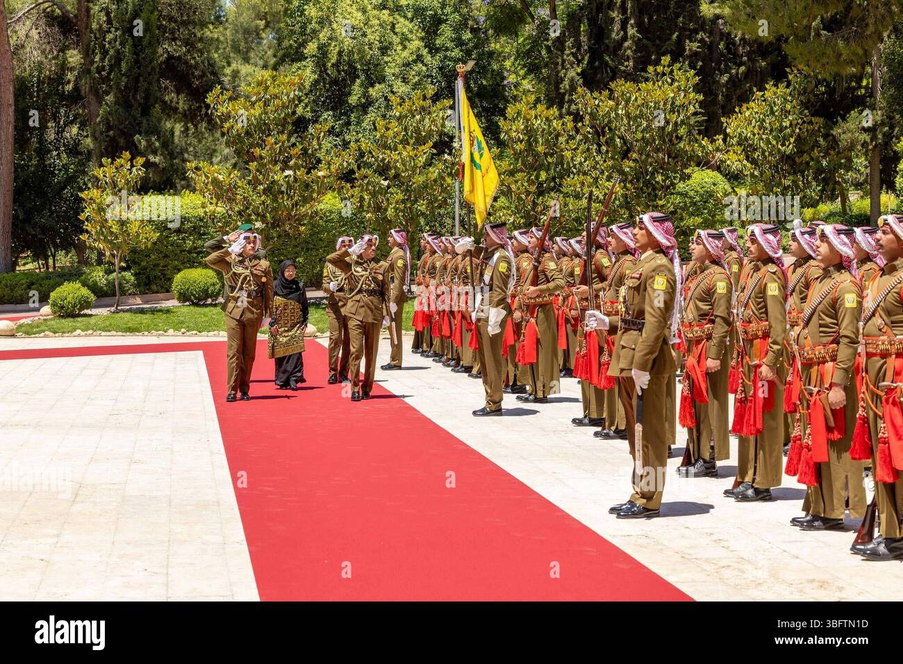King Abdullah II of Jordan accepted the credentials of the newly ...