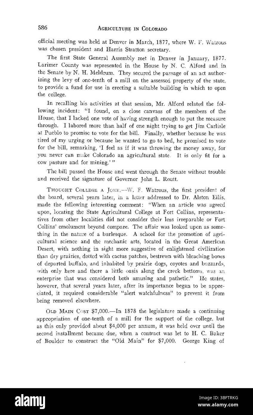 Farming history in colorado Cut Out Stock Images & Pictures - Alamy