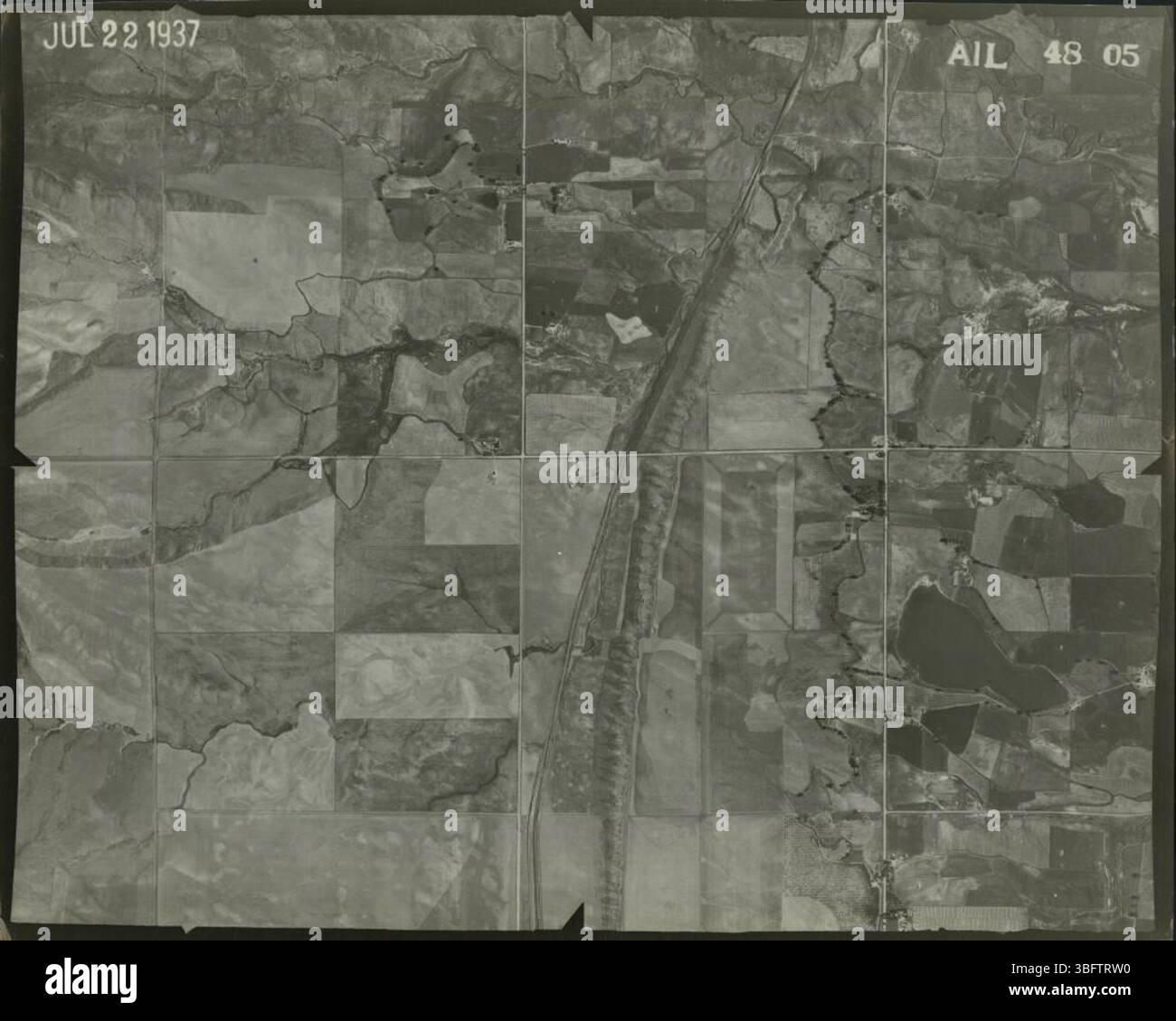 Topographic sheet labeled AIL 48-05 at 1:20,000 scale, part of a mapped ...