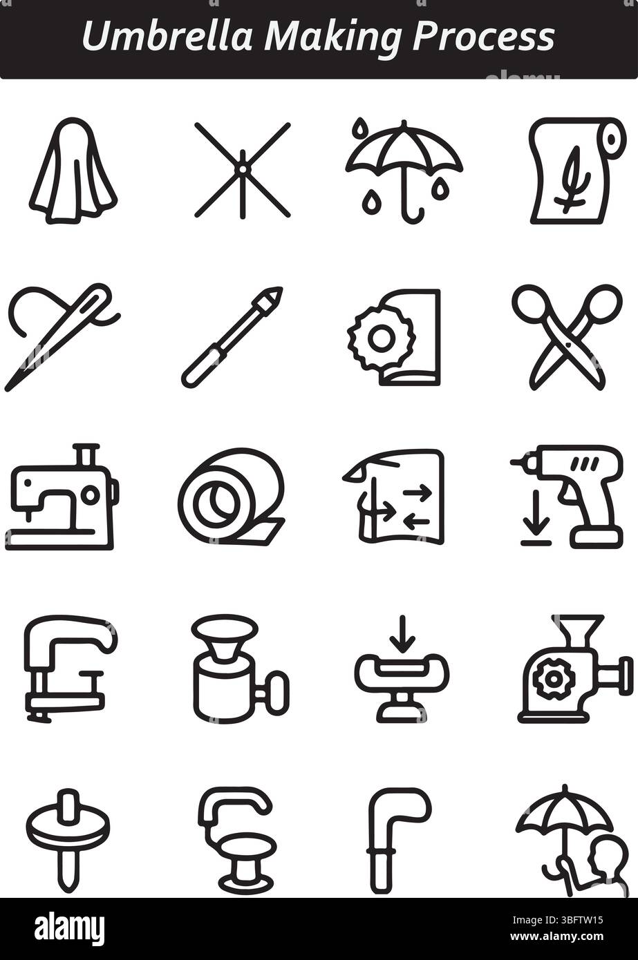 Making machine parts Stock Vector Images - Alamy