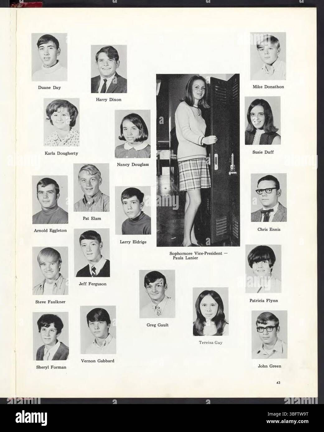 The 1970 Trenton High School yearbook includes student portraits, class ...