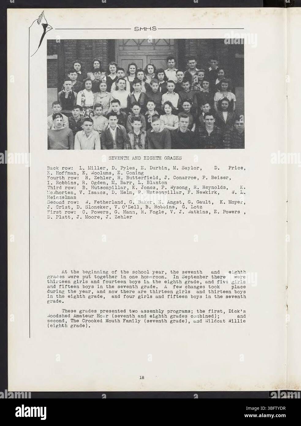 Page 24 of the 1942 Seven Mile High School yearbook includes class ...