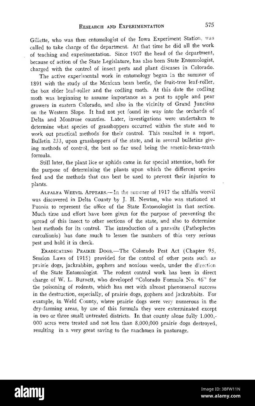 Colorado extension history Black and White Stock Photos & Images - Alamy