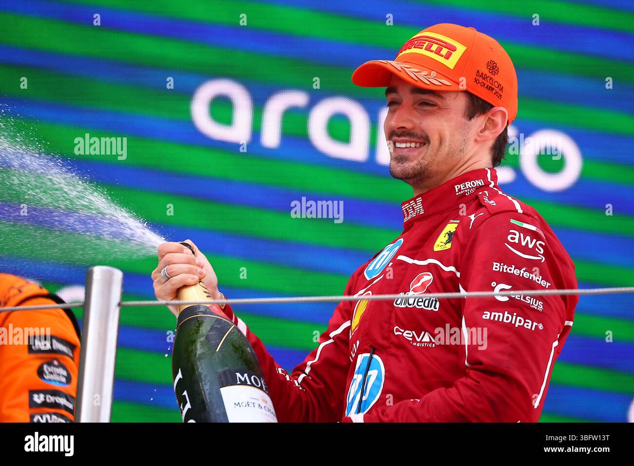 Charles leclerc podium 2025 hi-res stock photography and images - Alamy
