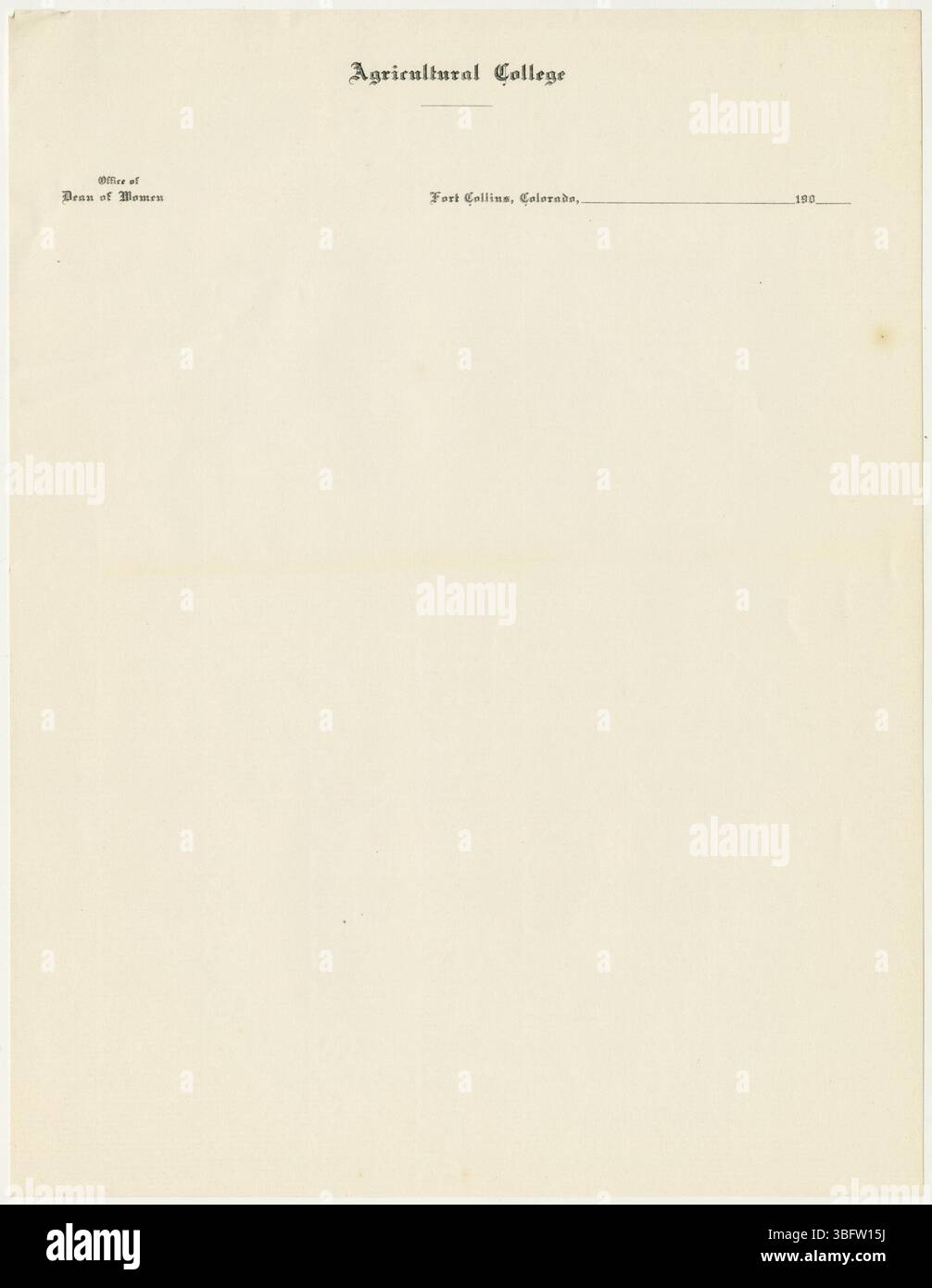 Another example of blank forms and stationery from the early 1900s ...