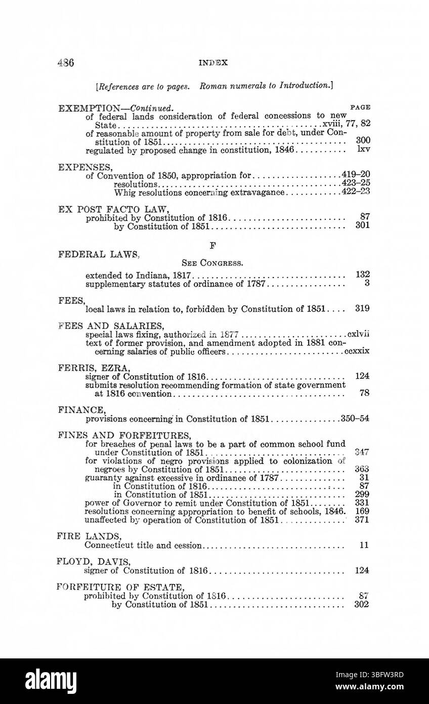 This page from Volume 1 of 'Constitution Making in Indiana' provides ...