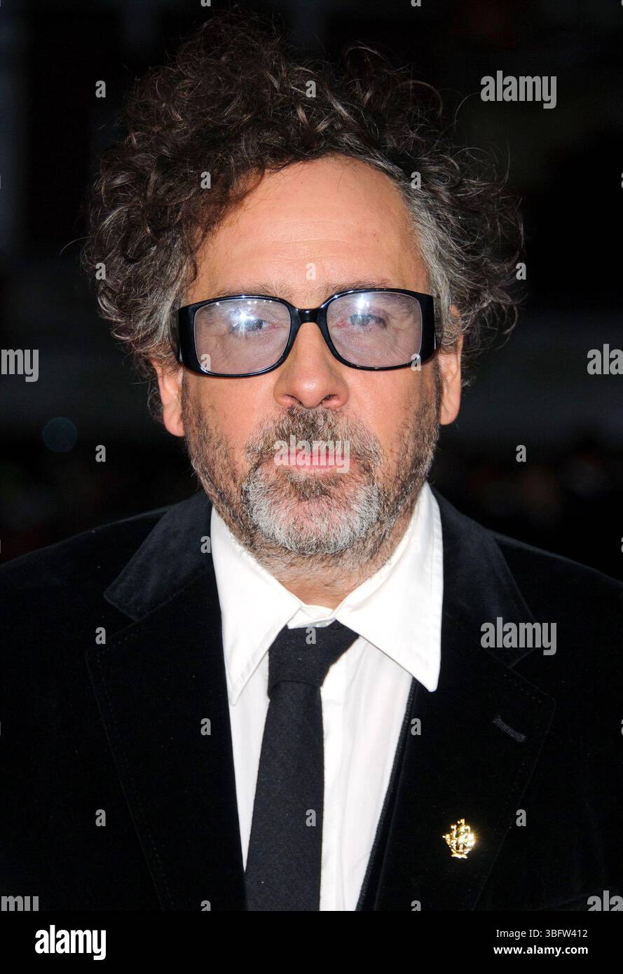Tim Burton at the premiere of Frankenweenie 56th BFI London Film ...