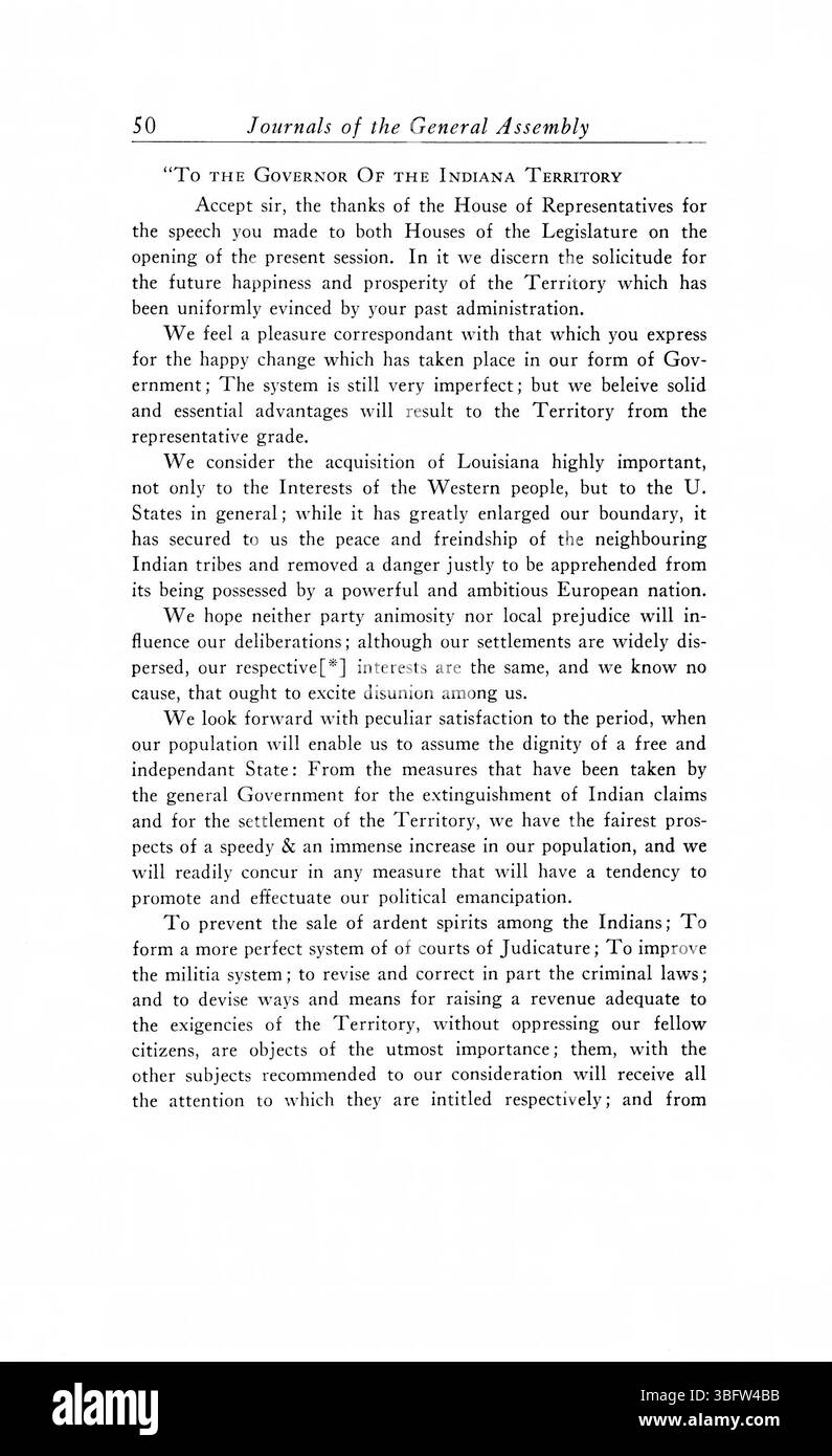 Page 60 of the General Assembly journals from the Indiana Territory ...