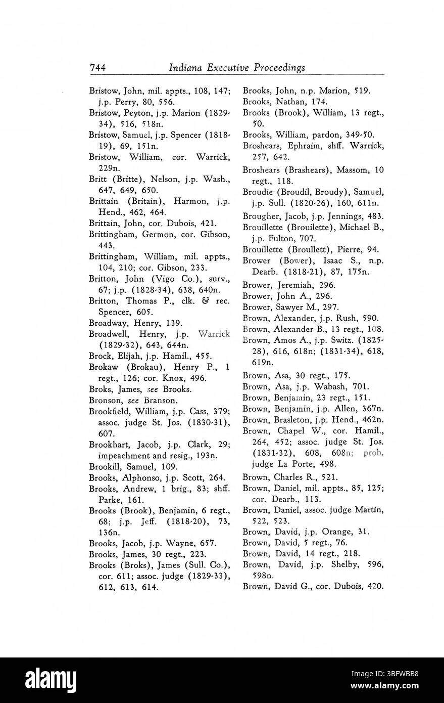 Indiana executive branch Black and White Stock Photos & Images - Alamy