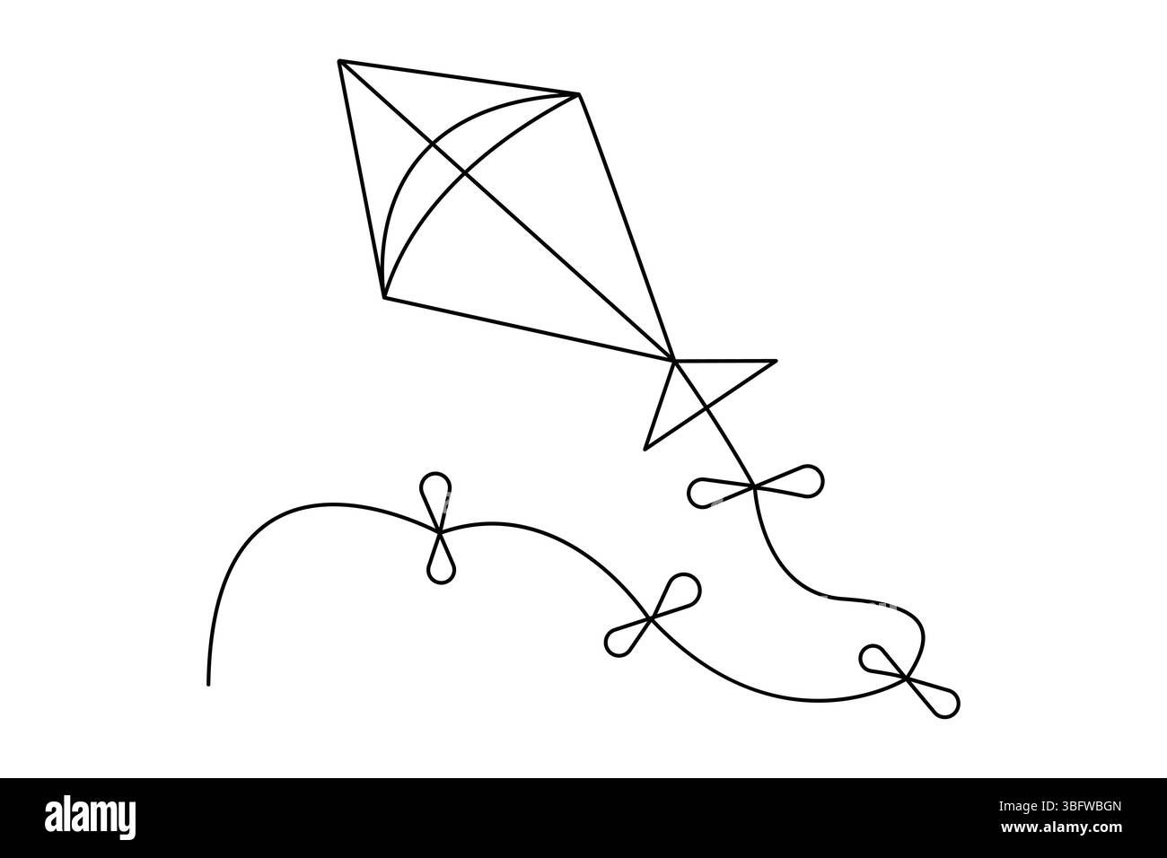 Kite kite in shape Cut Out Stock Images & Pictures - Alamy