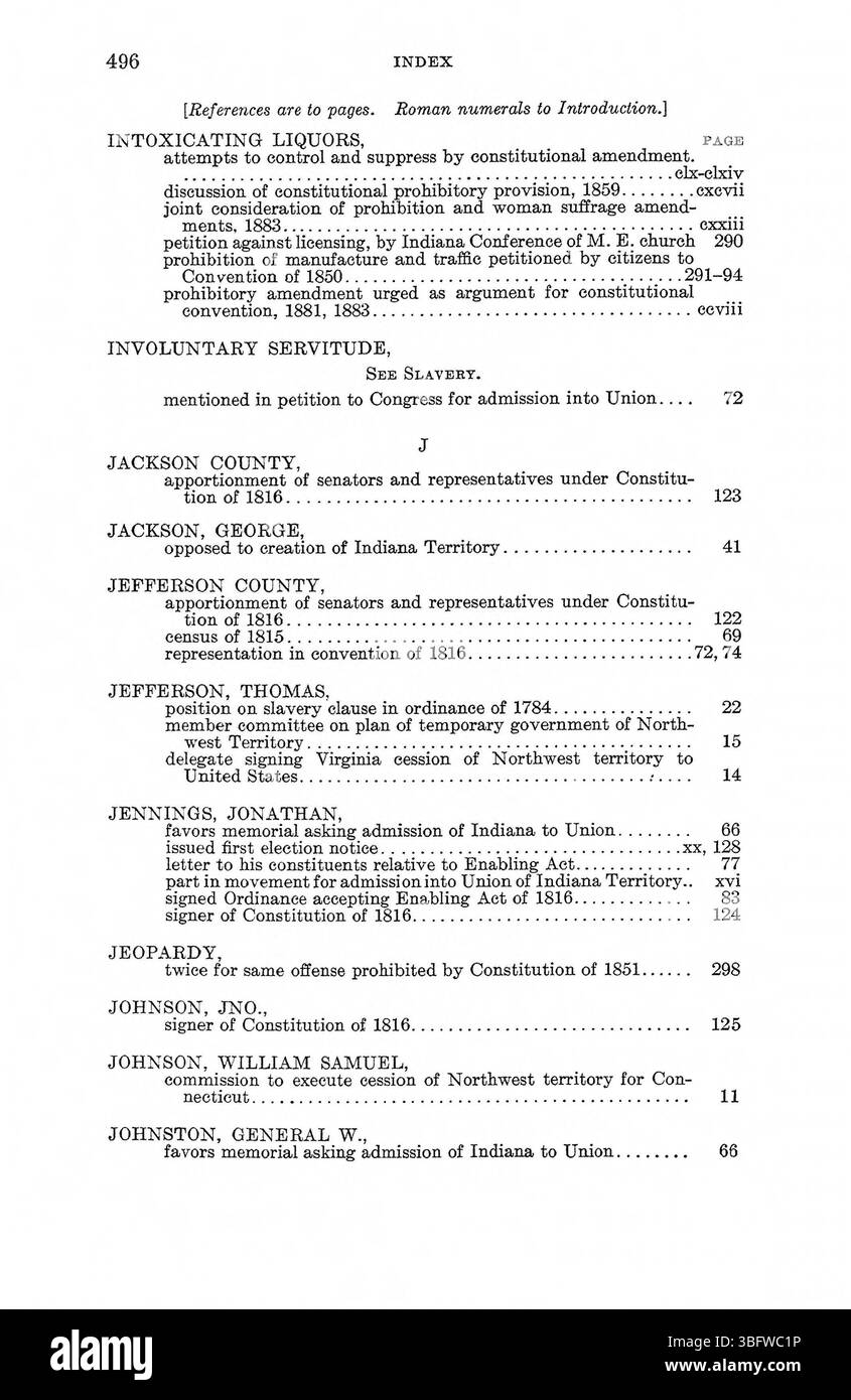 This section of *Constitution Making in Indiana* (1971) examines the ...