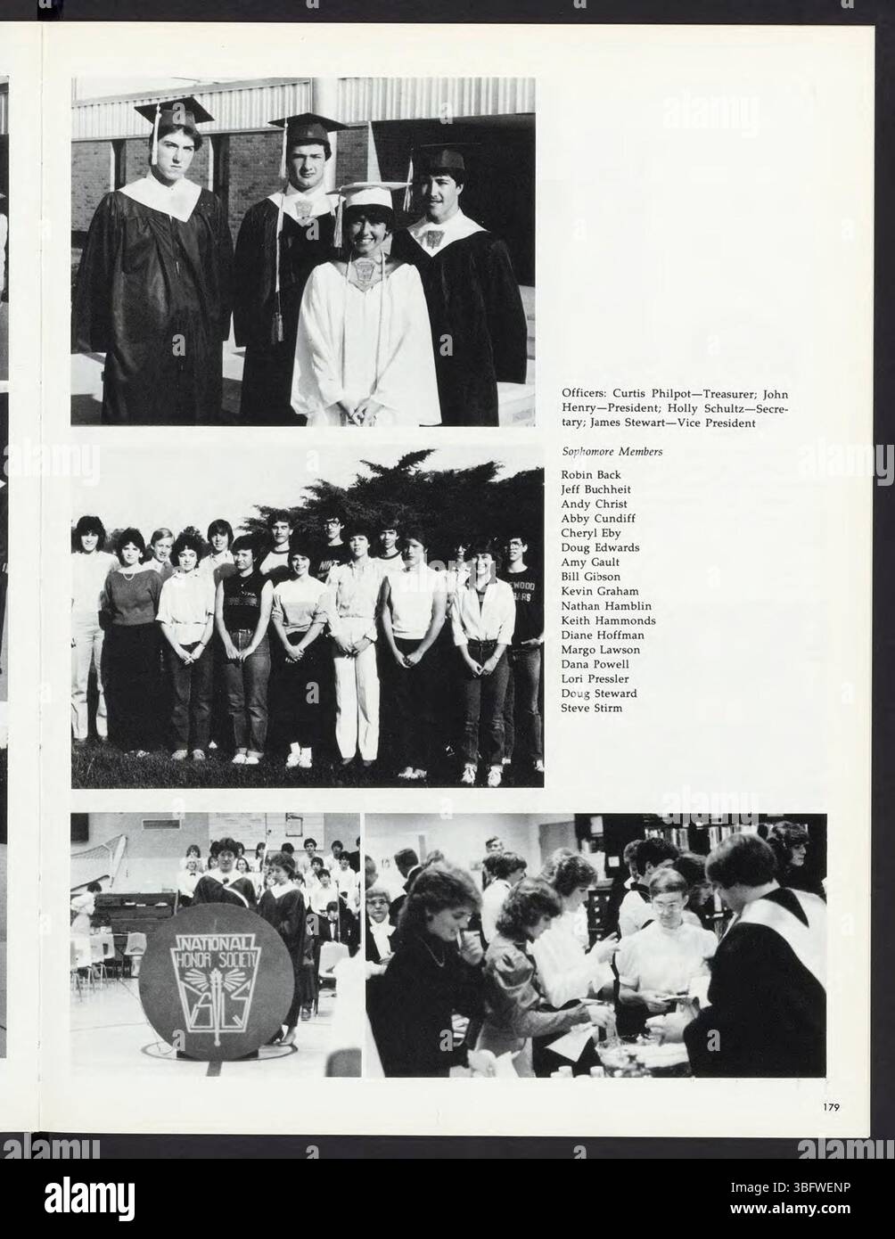 Page 183 of *The Image* 1984 yearbook, dedicated to showcasing senior ...