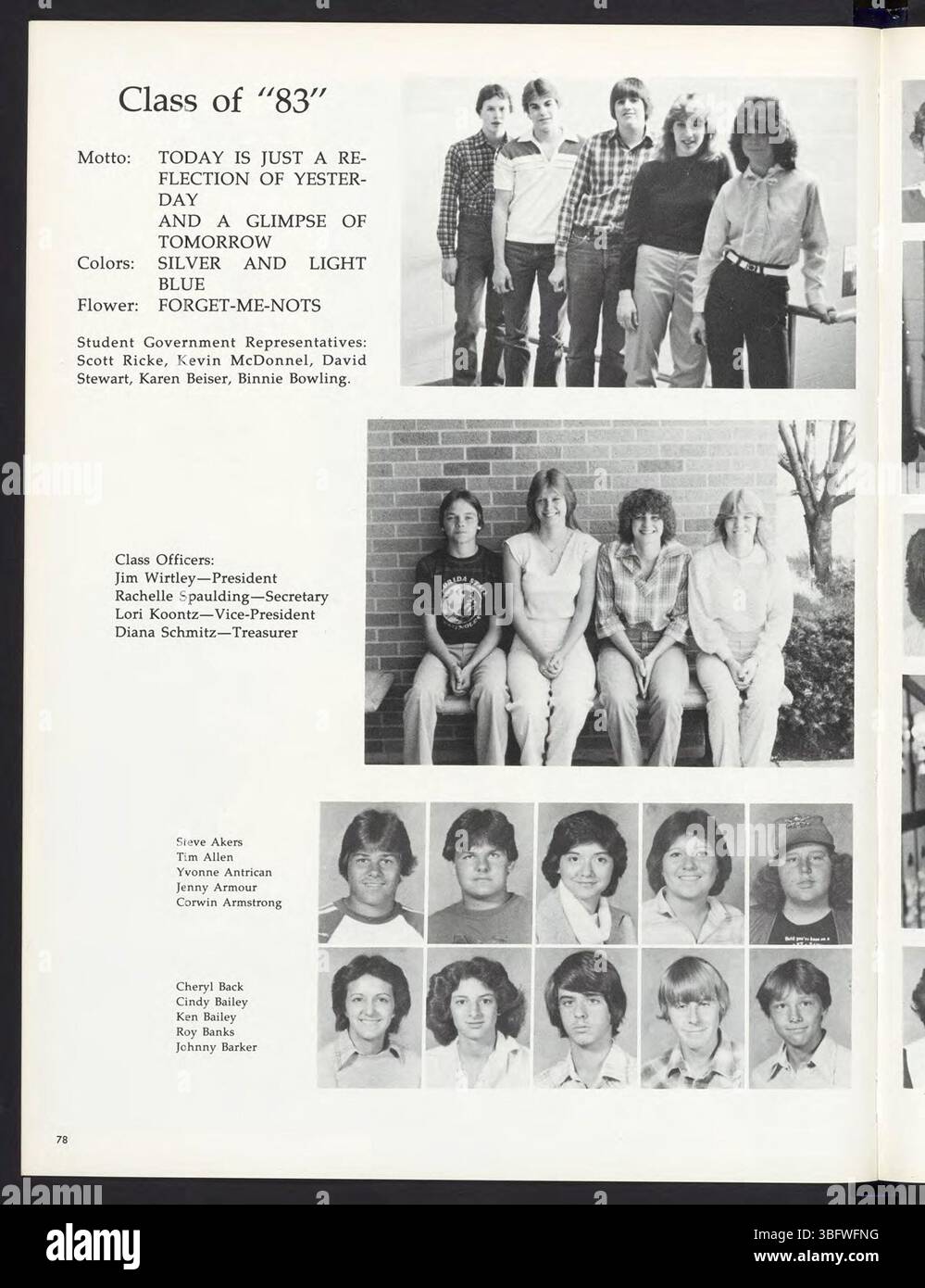 Page 82 of the 1981 Edgewood High School yearbook displays closing ...