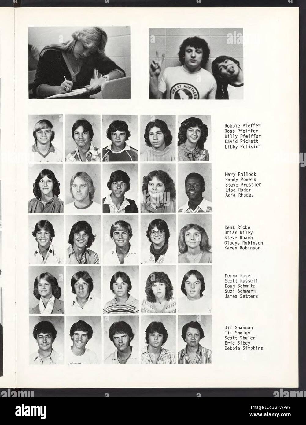 Page 175 of the 1980 Edgewood High School yearbook, continuing the ...